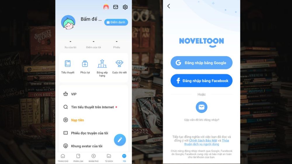 Cách tải và đăng nhập Noveltoon trên điện thoại Android, iPhone